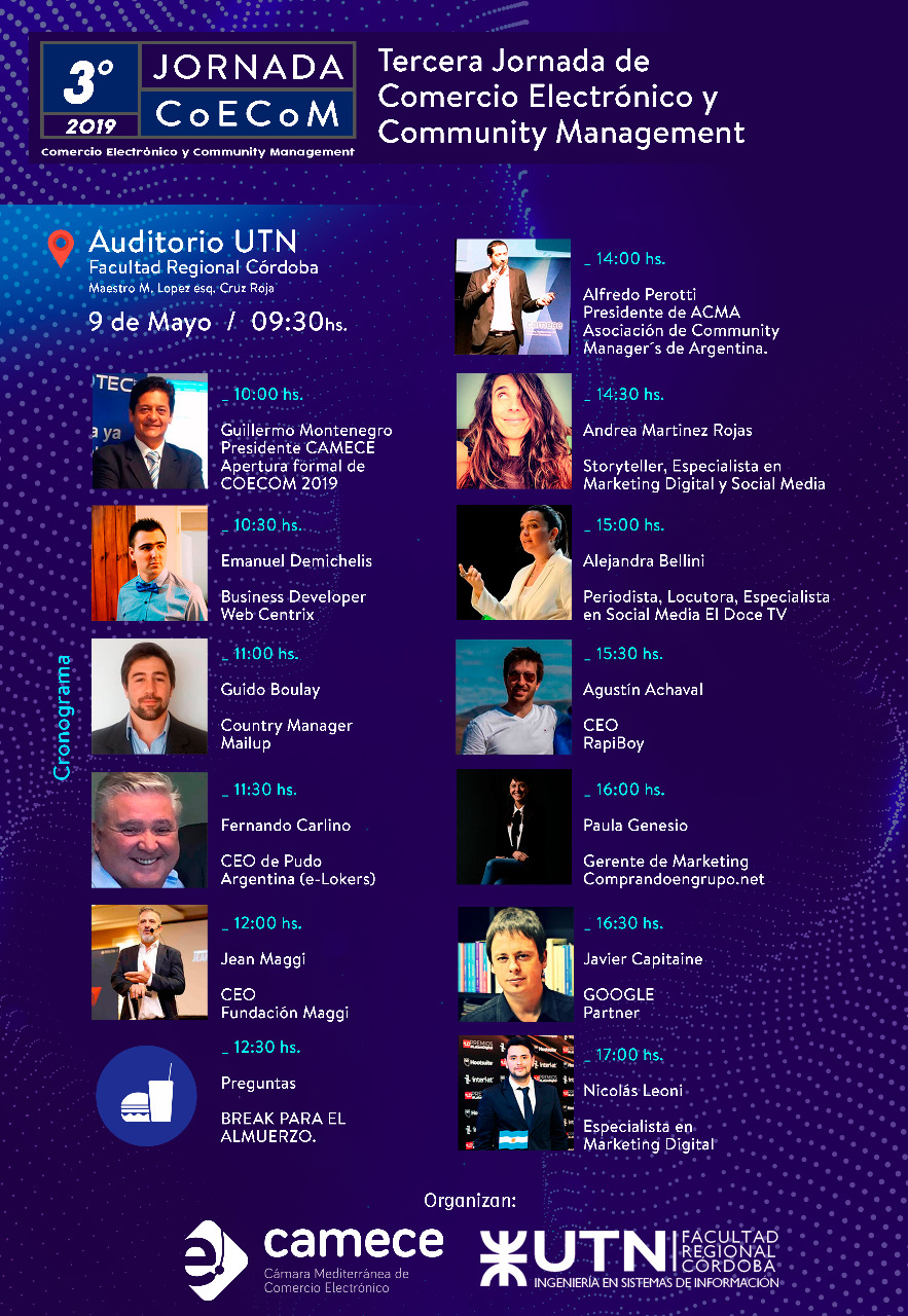 3era JORNADA DE COMERCIO ELECTRÓNICO Y COMMUNITY MANAGEMENT - COECOM ...