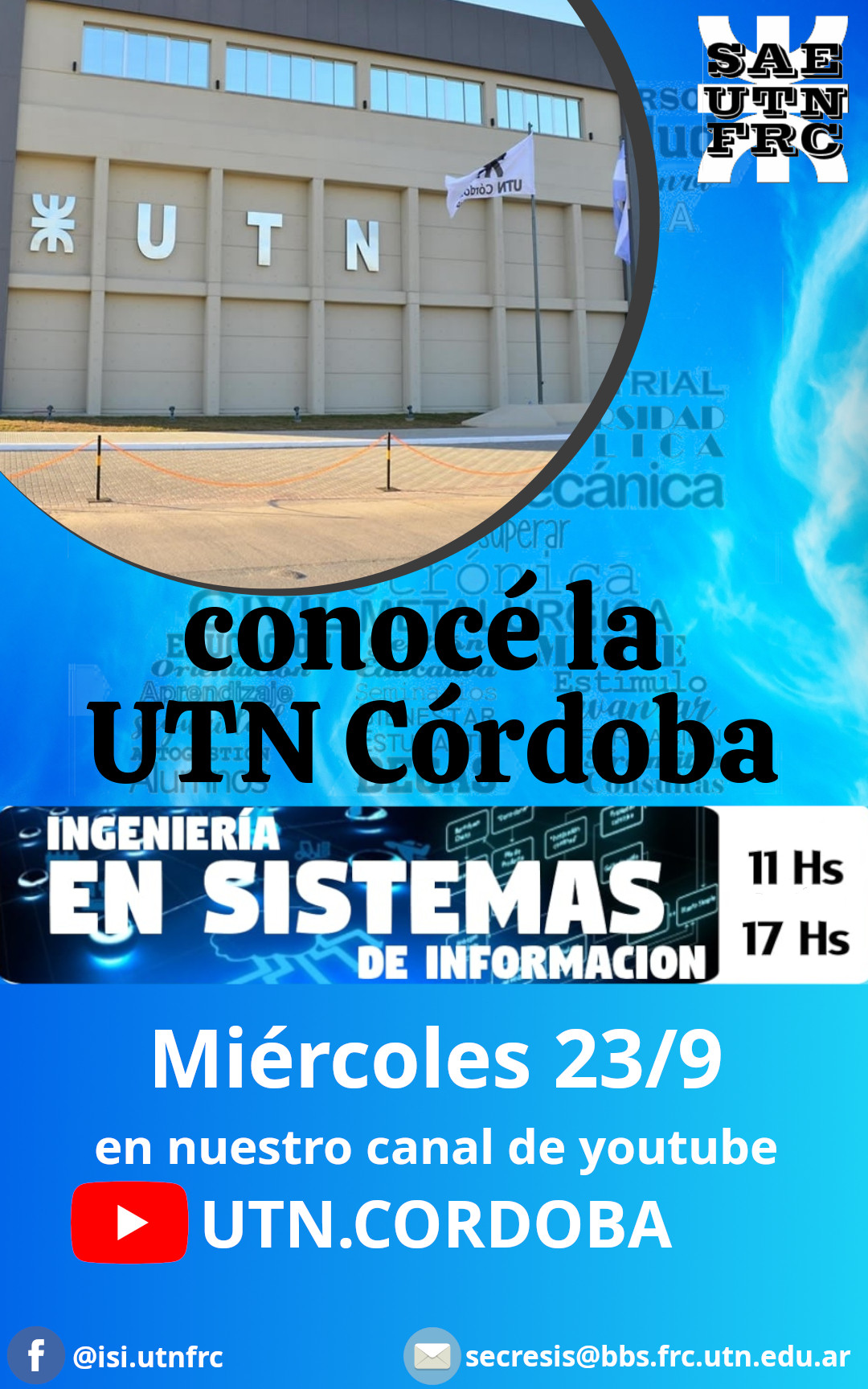 Jornada de Puertas Abiertas 2020 - Departamento de Ingeniería en Sistemas de Información