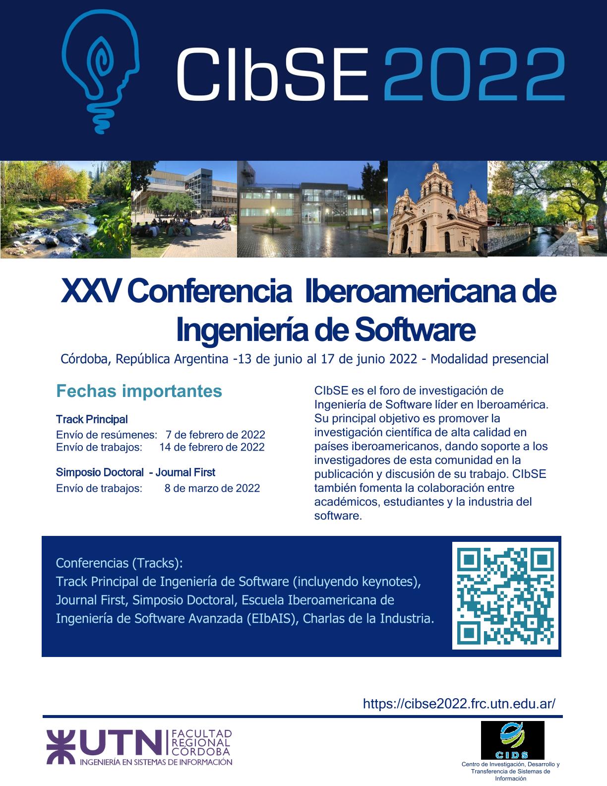 25° CONFERENCIA IBEROAMERICANA EN INGENIERÍA DE SOFTWARE - Departamento ...