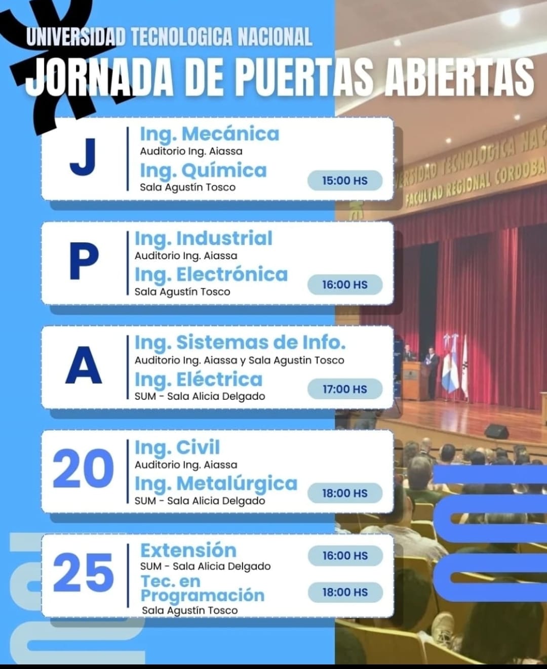 JORNADA DE PUERTAS ABIERTAS UTN-FRC - Departamento de Ingeniería en ...